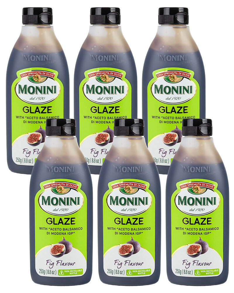Бальзамический соус Monini со Вкусом Инжира (глазурь) 250 мл - 6 шт