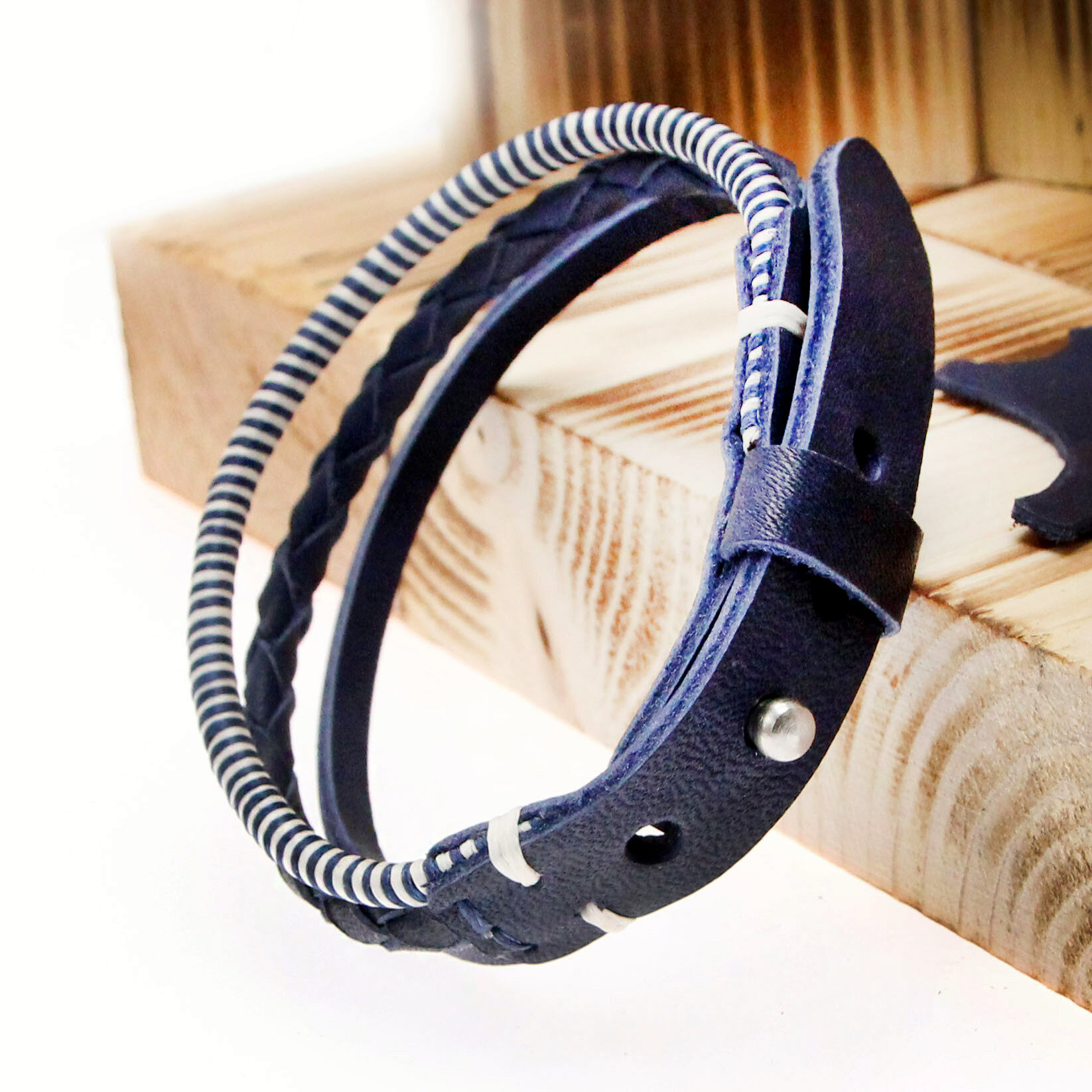 Браслет, кожа