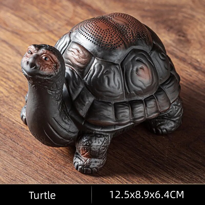 Фиолетовая керамическая черепаха для чайной церемонии JIANGXINSHE