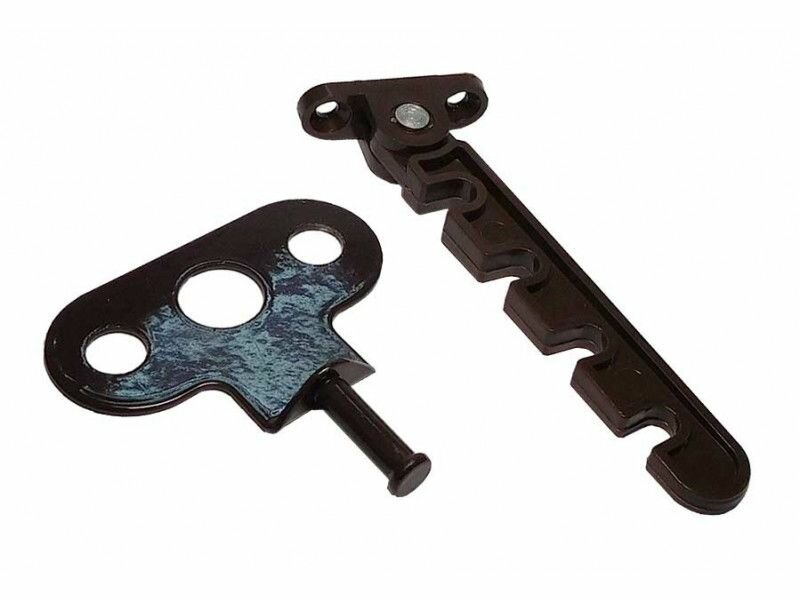 Ограничитель открывания окна Palladium 4 деления, коричневый