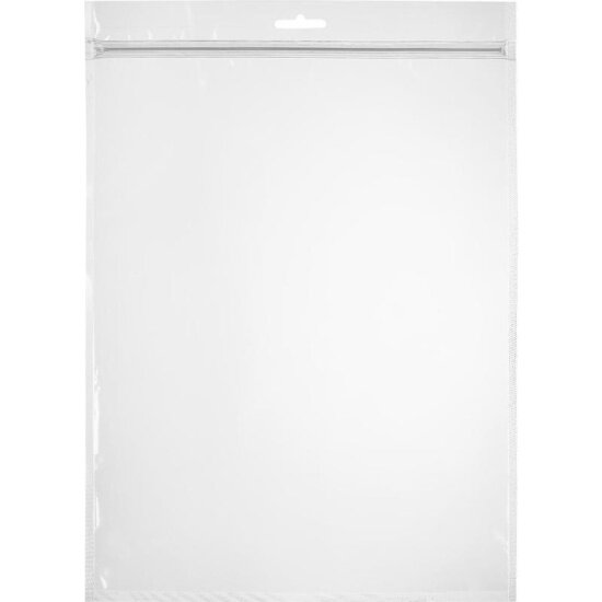 Пакет с замком Zip Lock Комус 25 x 35 см, 60 мкм, европодвес, 100 шт/уп