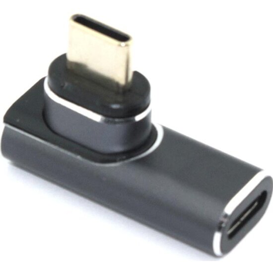 Переходник VB Parts USB 4 Type C мама-папа угловой с магнитным разъёмом тип 2