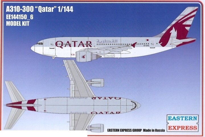 ЕЕ144150_6 Авиалайнер А310-300 QATAR