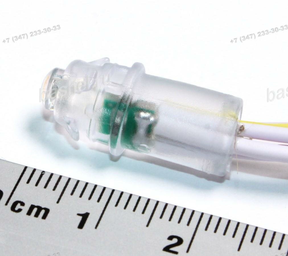 D-9mm ELF-D9-12V 0.1W Yellow (группового контроля), Пиксель светодиодный жёлтый, ELF