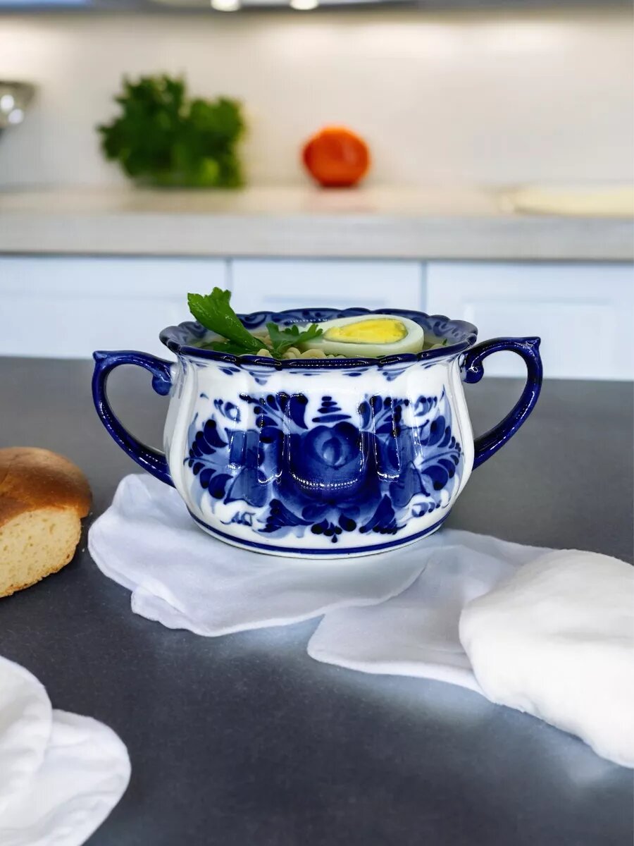 Блюдо Китобой Цветы