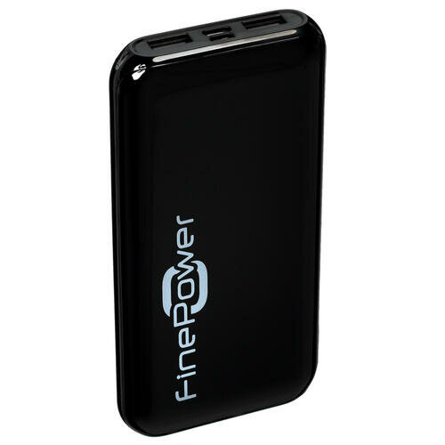 Портативный аккумулятор FinePower JackedIBlack
