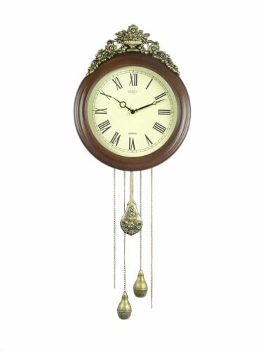 Часы Helios Line классические настенные с маятником Тиара