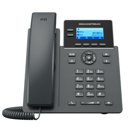 IP телефон Grandstream GRP2602P, Черный, разрешение 132 x 48