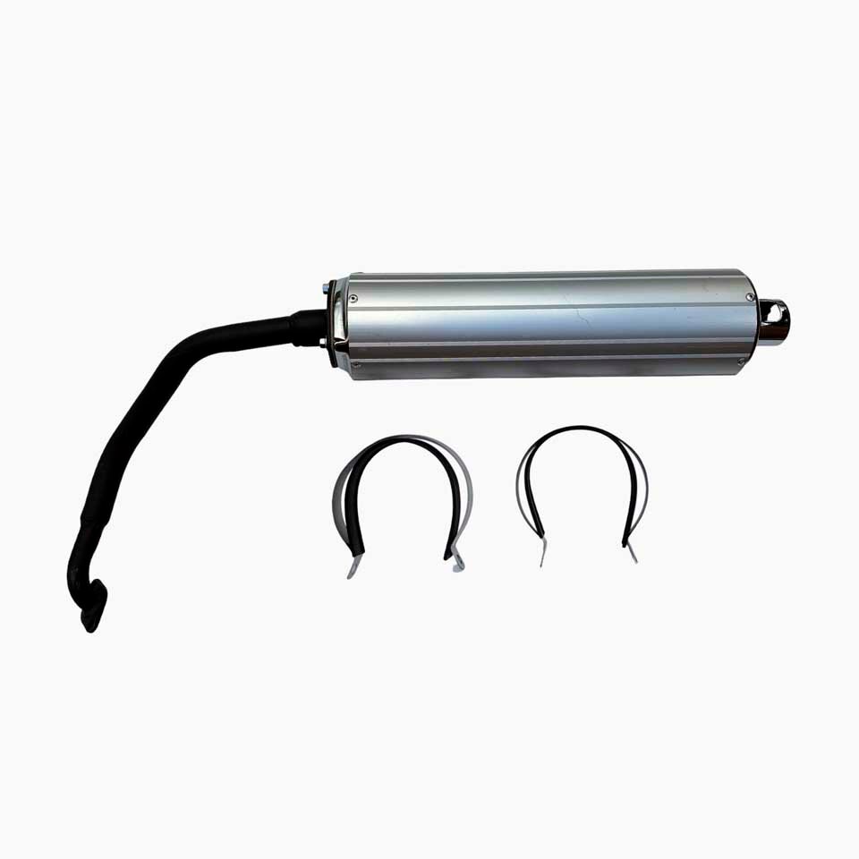 Глушитель на мотоцикл 4Т 152QMI, 157QMJ (колено+прокладки)