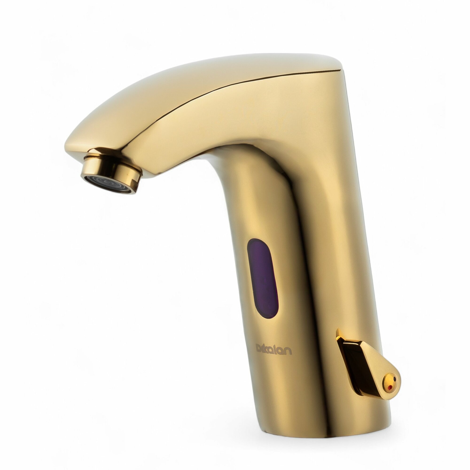 Смеситель сенсорный для умывальника, золото