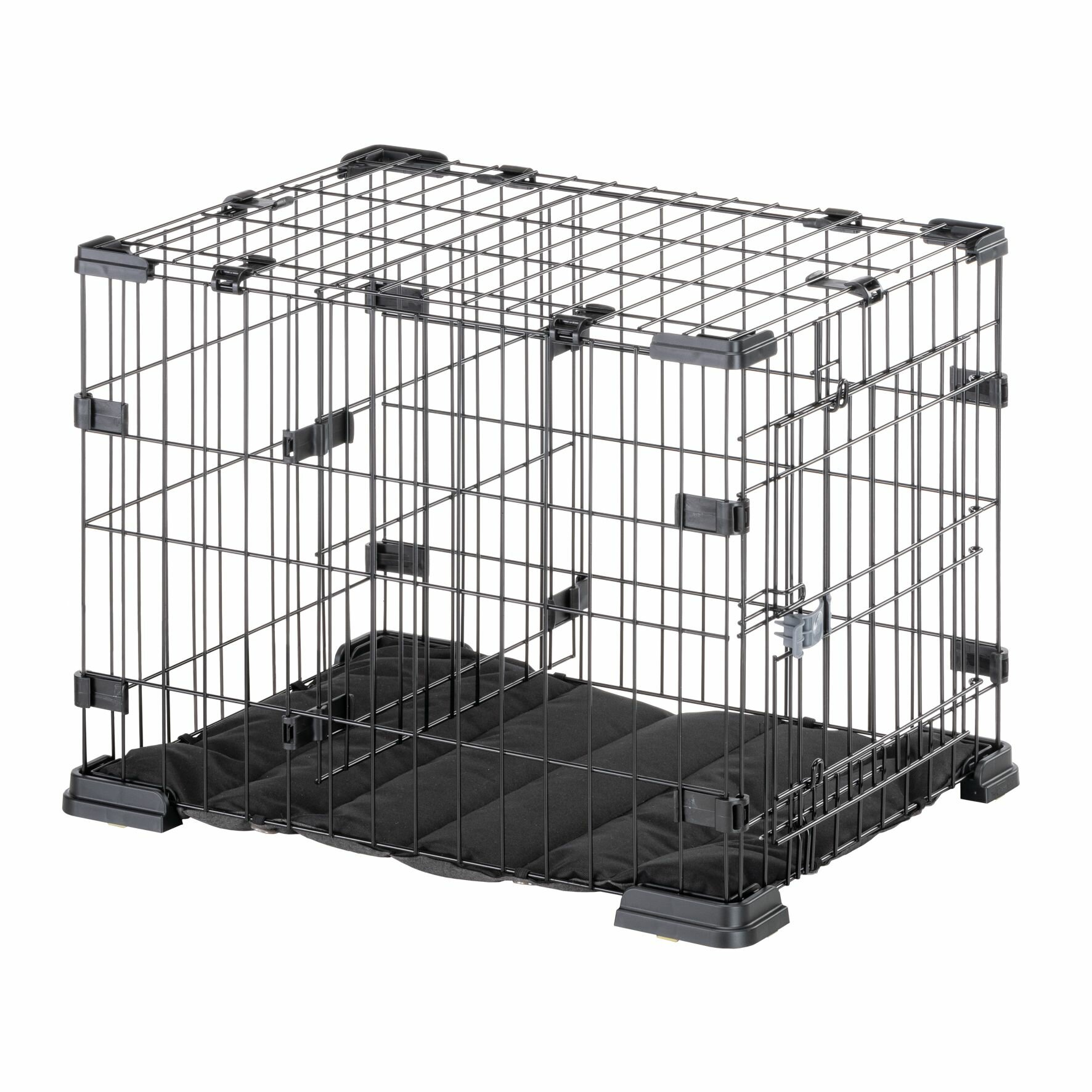 Клетка-загон повышенной комфортности для собак Ferplast DOGGY HUB 60 с подушкой, 61х46,5хh45,5 см (без дна)