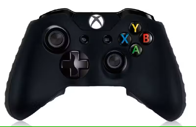Чехол для геймпада, джойстика Xbox One, силиконовый, черный, 1 шт. — фото 1