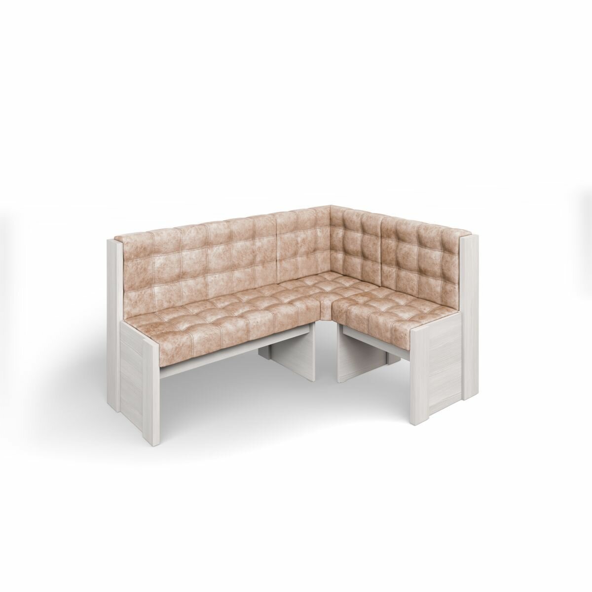 Скамья угловая Брайтон Бодего/Велюр Латте