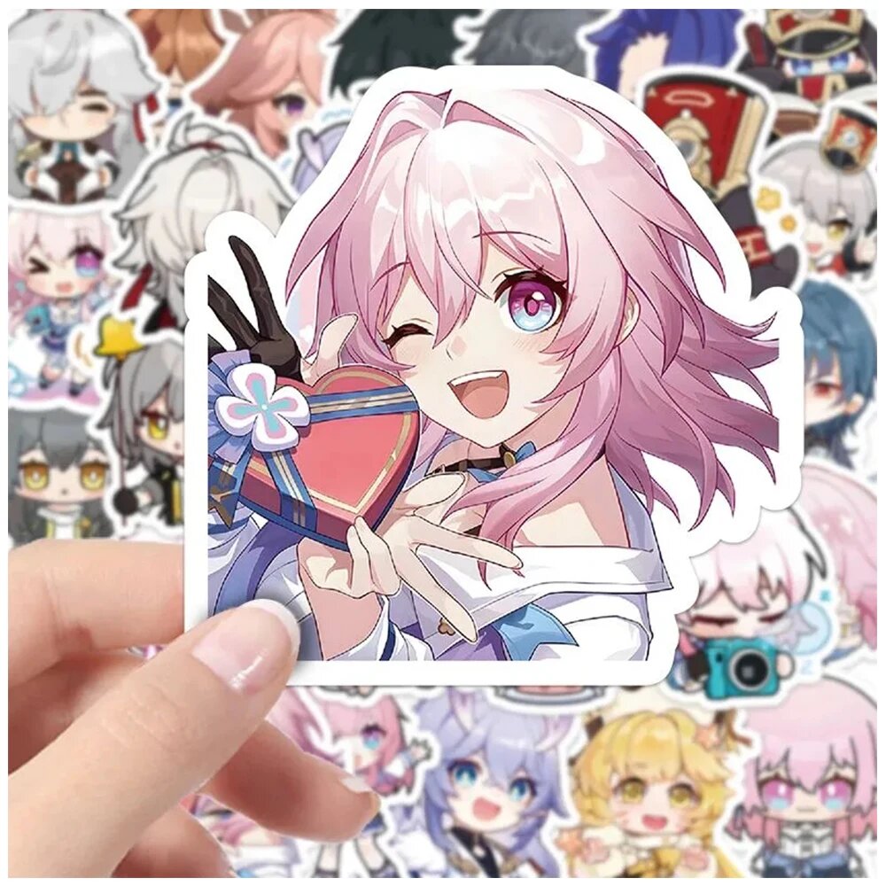 Набор наклеек Honkai Star Rail Random 30PCS