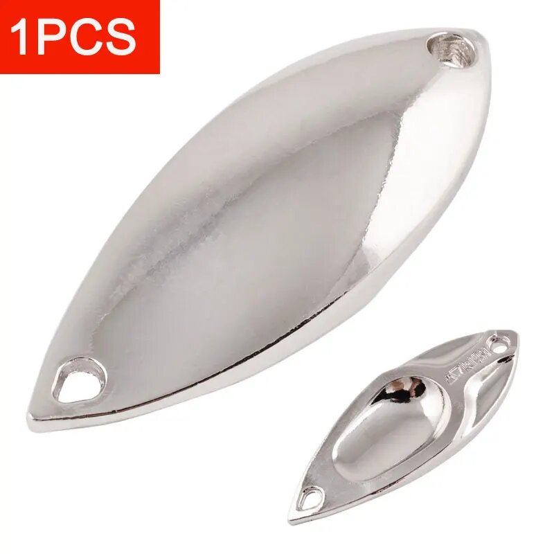 Блесна металлическая 10г, 4см, Silver, без крючка