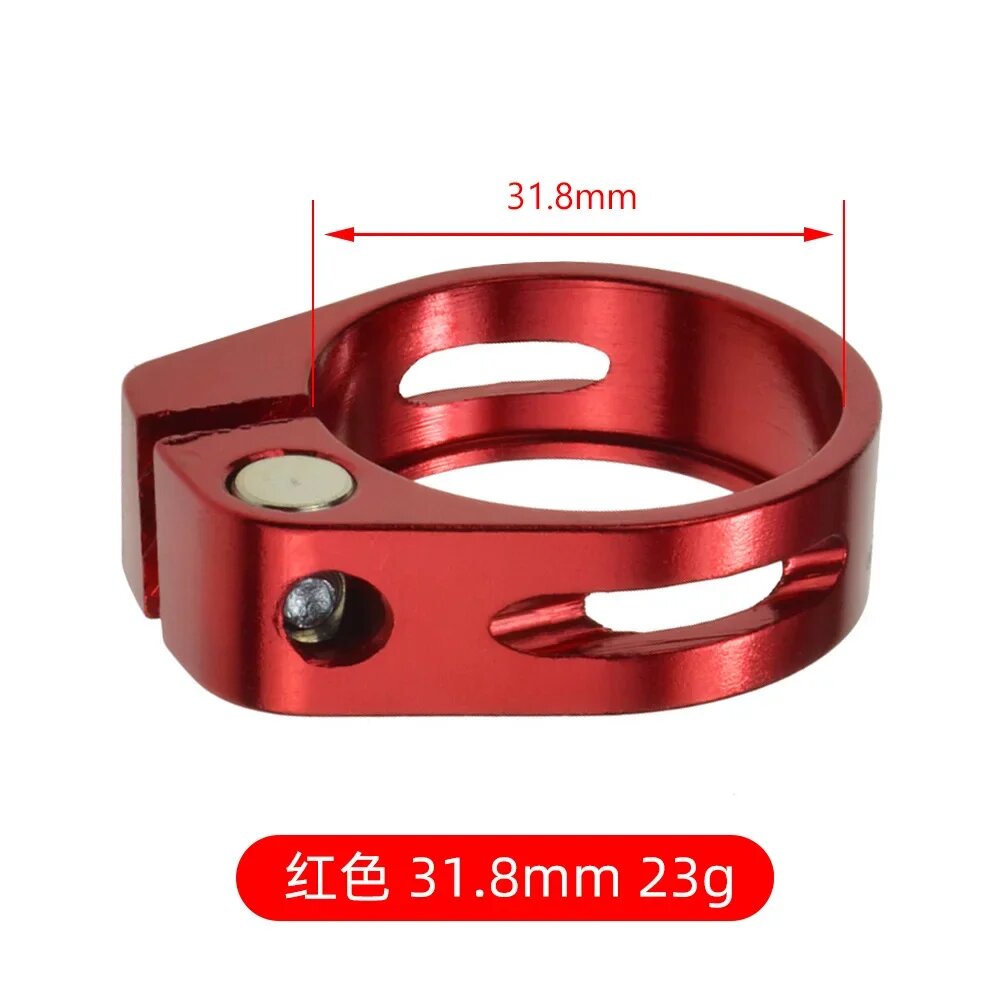 Зажим для подседельного штыря MTB 31.8/35 мм Красный, Red 31.8mm