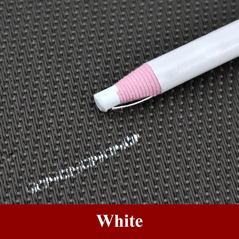 Восковые карандаши для шитья STANDARD 8000 8 цветов Белый, White-1piece