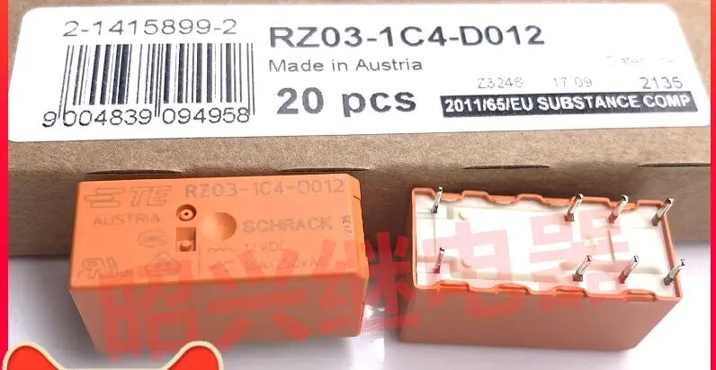 RZ03-1C4-D012 100% новое реле 1 шт.