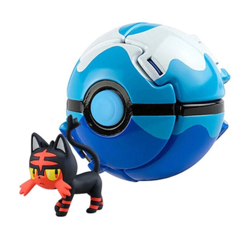 Фигурки Покемонов TAKARA TOMY Пикачу, Сквиртл, Эльф Litten