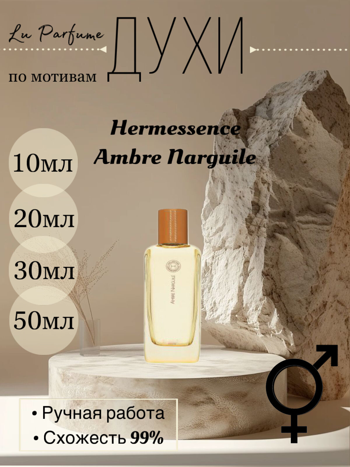 Духи по мотивам Hermessence Ambre Narguile