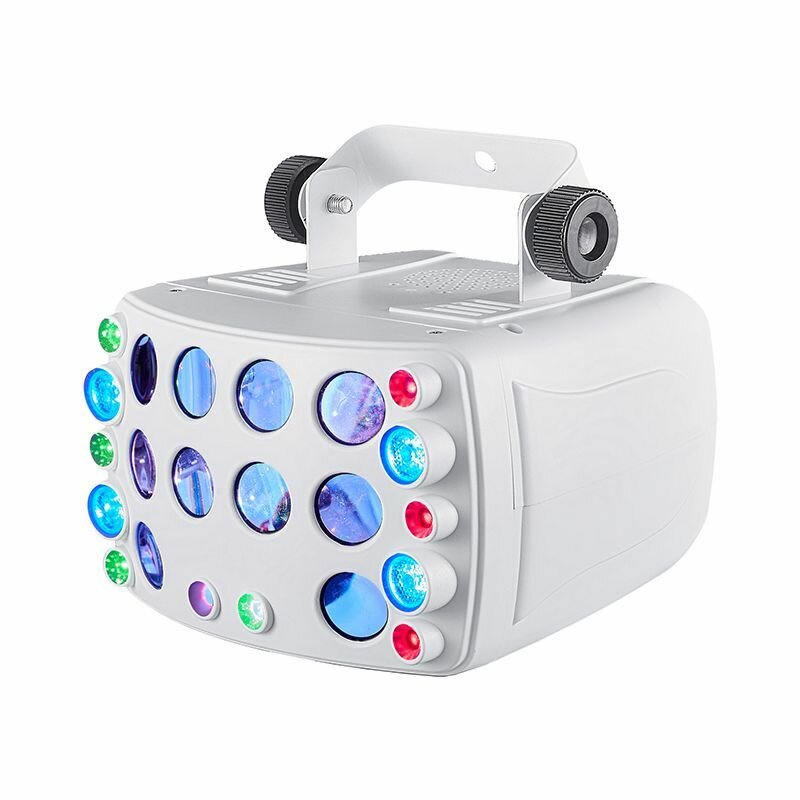 Светомузыка лазерный проектор диско 4в1 с ультрафиолетом, светомузыка для вечеринки, клубов, баров и праздника