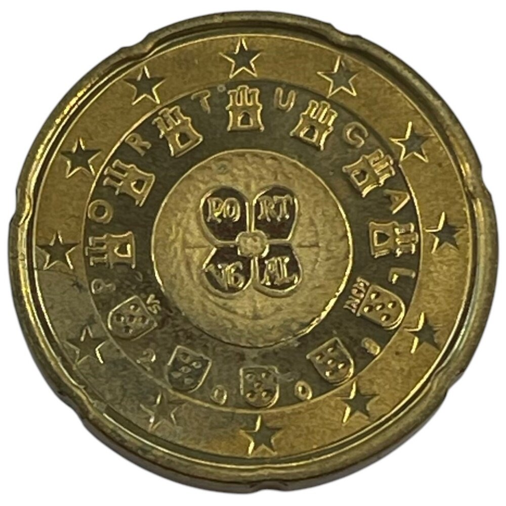 Португалия 20 евроцентов 2008 г. (Proof)