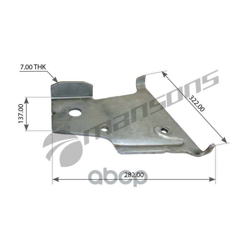 Кронштейн рессоры! правый Sсhmitz MRH2 Mansons арт. 602002