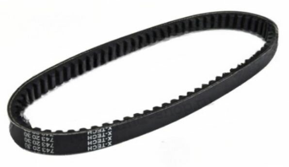 Ремень вариатора 163QMK с балансиром 743x20 (75 зуб, шаг 9,8) X-tech