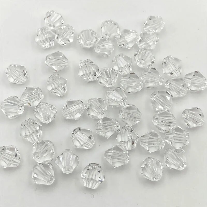 Биконусные бусины из австрийского хрусталя Swarovski, разноцветные, 3 4 6 мм 6mm(about 45pcs), z06
