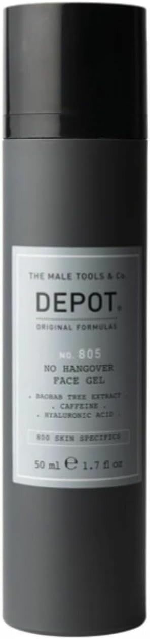 Depot увлажняющий гель для лица с гиалуроновой кислотой мужской no. 805, 50 мл