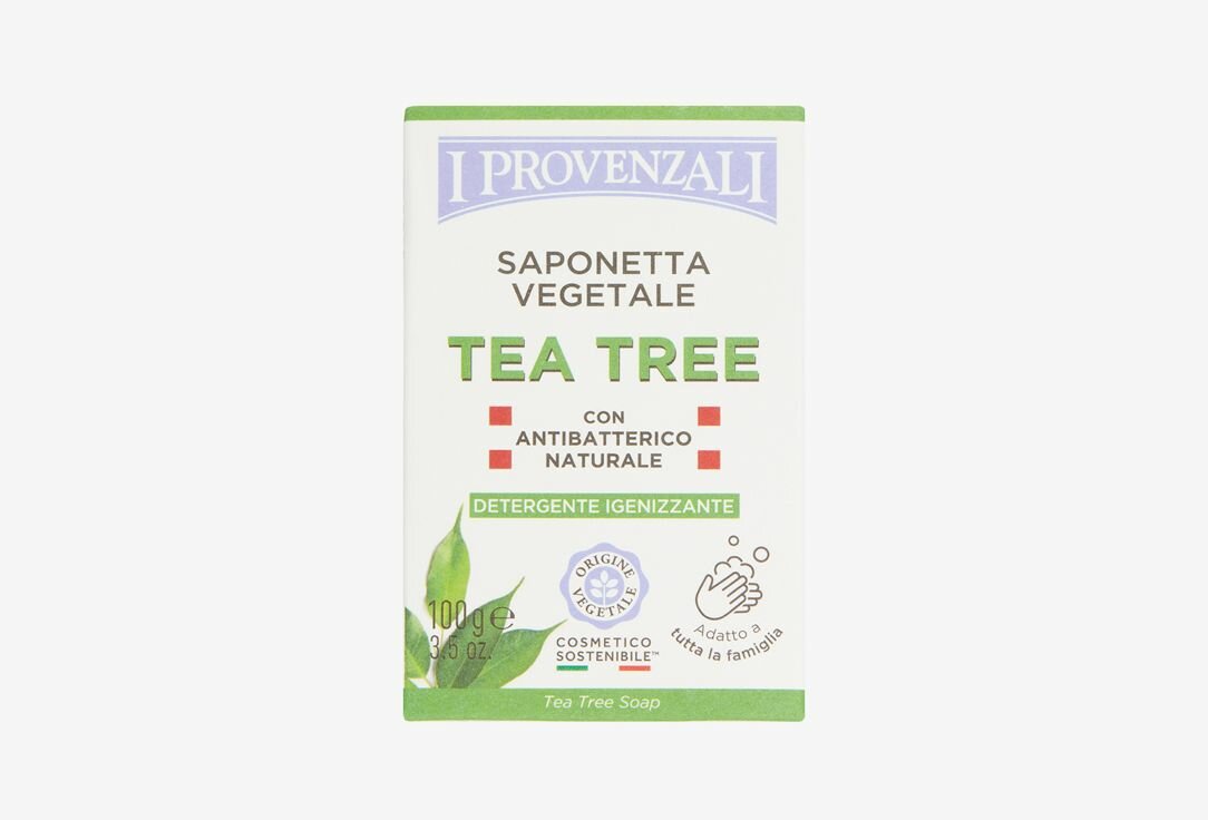 Мыло I PROVENZALI TEA TREE SOAP WITH ANTIBACTERIAL 100 г