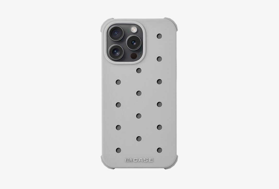 Чехол для телефона YAMCASE iPhone 11 Pro Max Jibbitz Серый