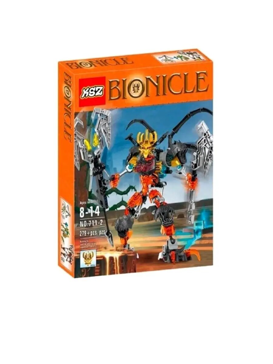 Конструктор Бионикл BIONICLE / Мега Воин /279 деталей / для мальчиков