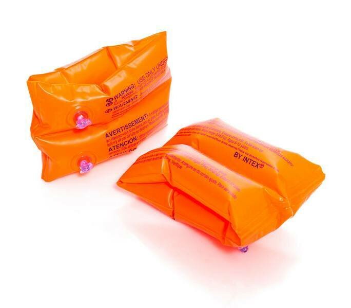 Нарукавники Intex оранжевые, 25х17 см (59642)