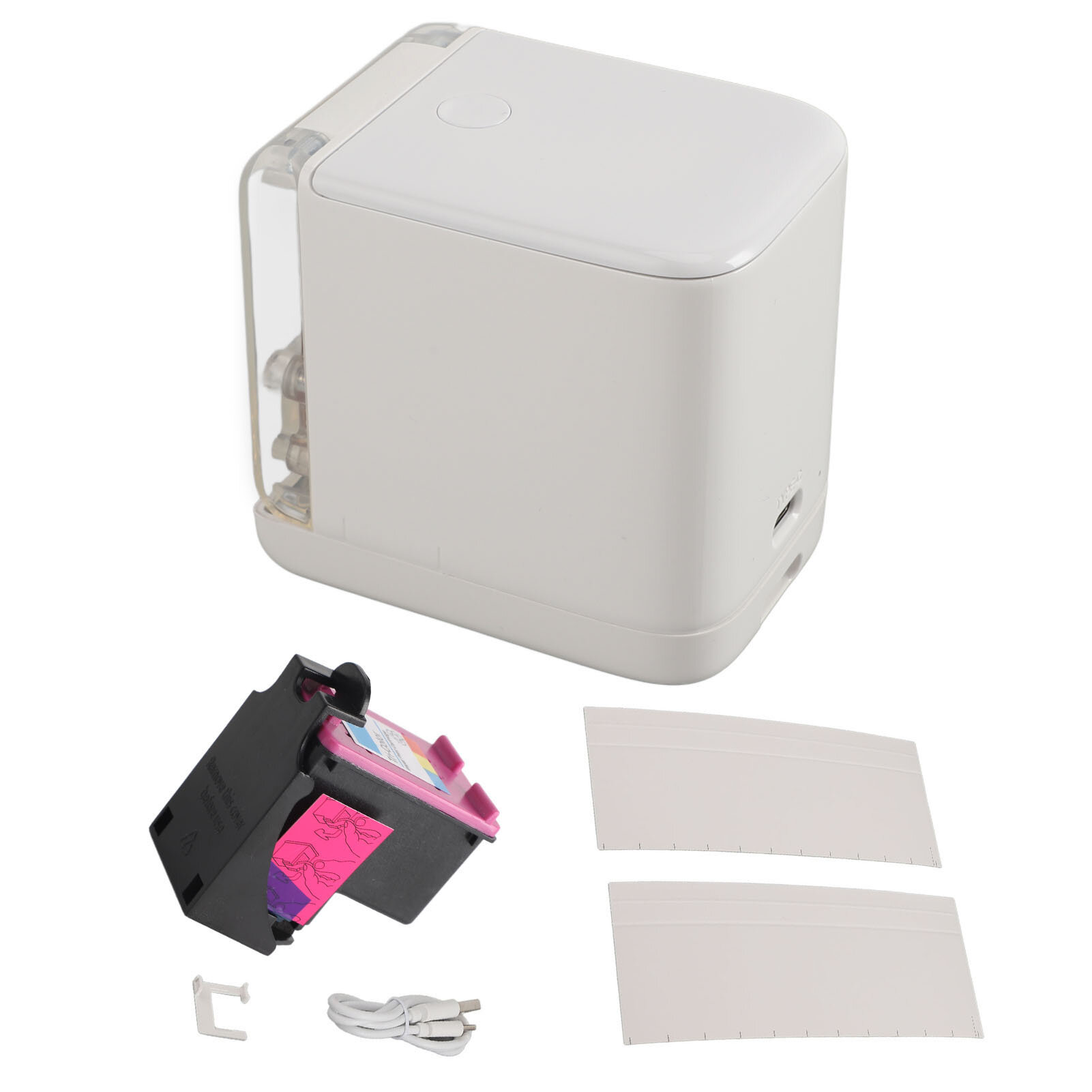 Mini Handheld Printer Printer Цвет штрих -кода принтер 1200DPI HD Беспроводной принтер мини -маркировщик