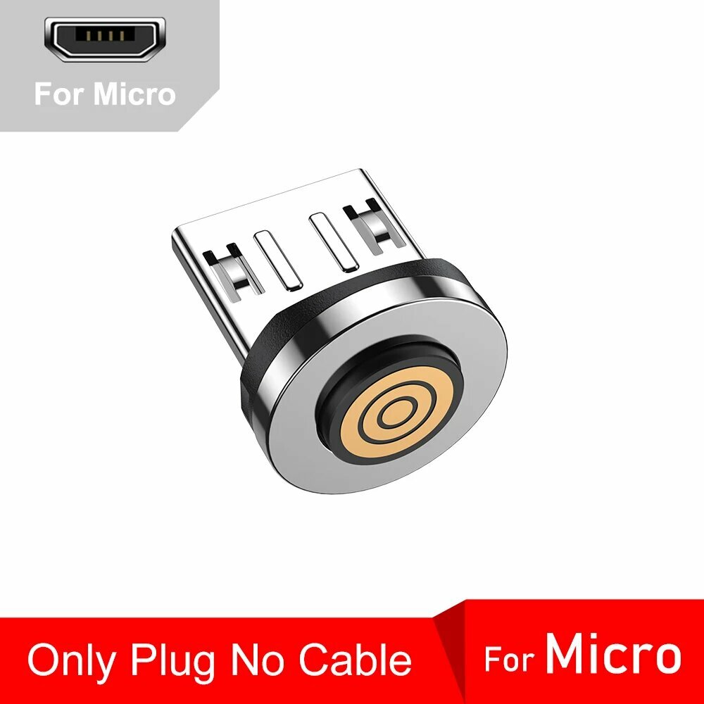 Магнитный кабель AUFU с поворотом на 540 градусов, 3 А, кабель Micro USB Type-C для быстрой зарядки iPhone, Xiaomi, Samsung, Магнитный зарядный провод, шнур для передачи данных