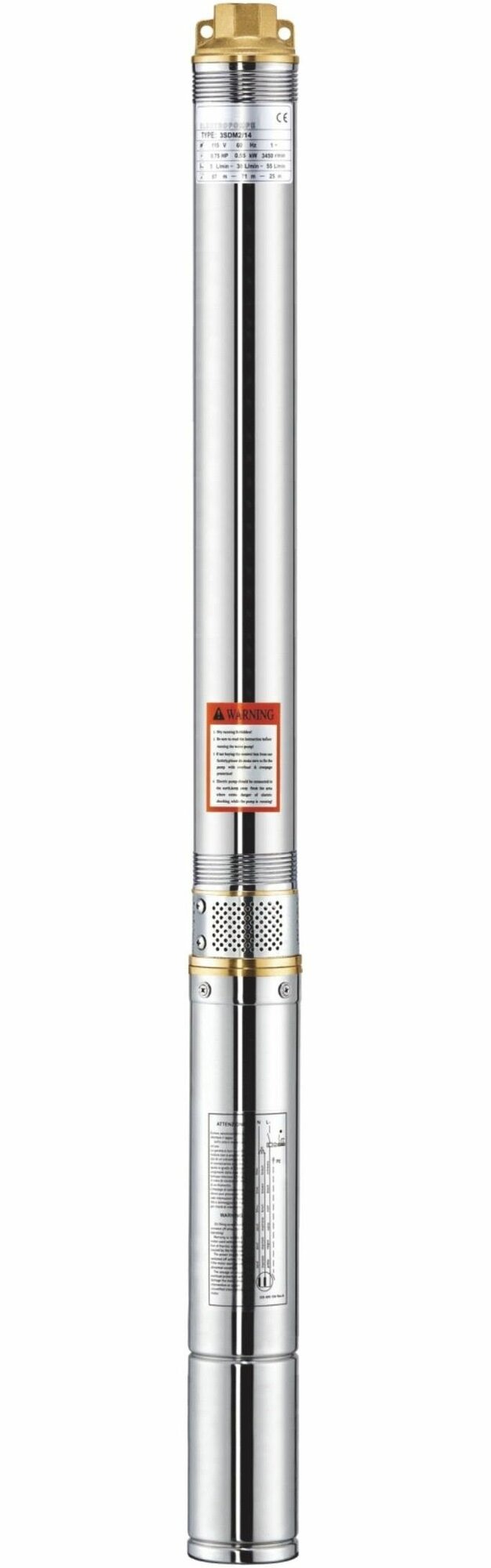 Насос скважинный погружной для воды Termica 3SQ 3/90 (84855034)