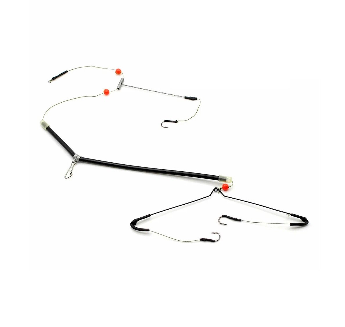 Монтаж рыболовный, фидерный, 3 крючка, разборная, без кормушки