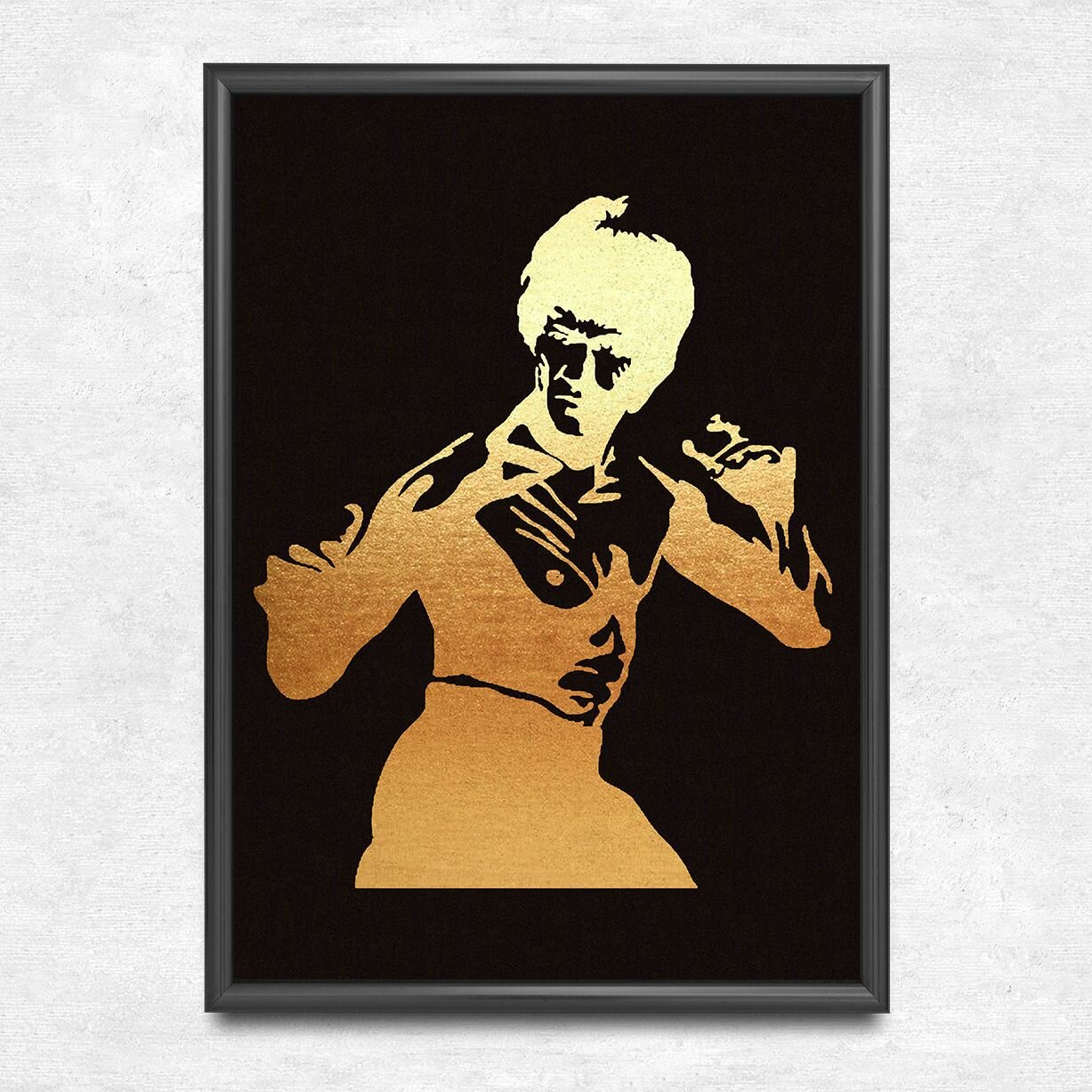 Постер Брюс Ли / плакат Bruce Lee Декор квартиры, дома, офиса, комнаты