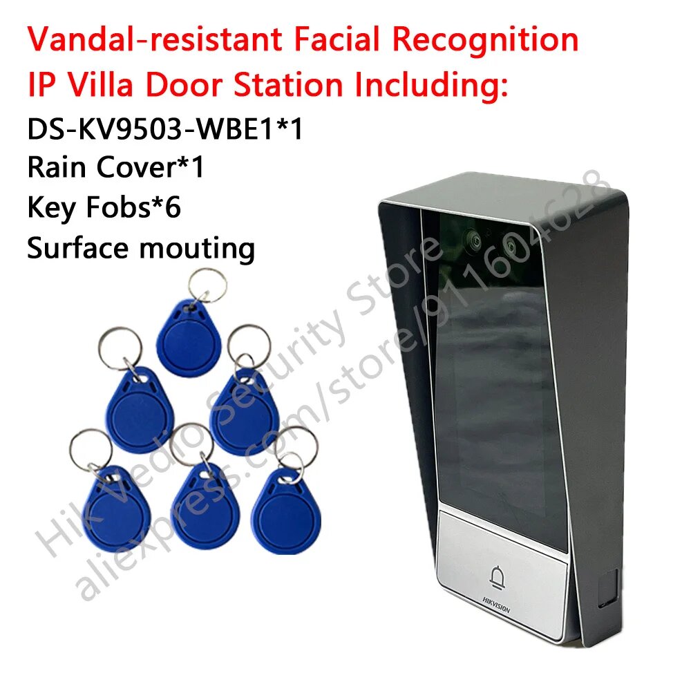 Видеодомофон Hikvision DS-KV9503-WBE1 9503-WBE1 Rain Cover