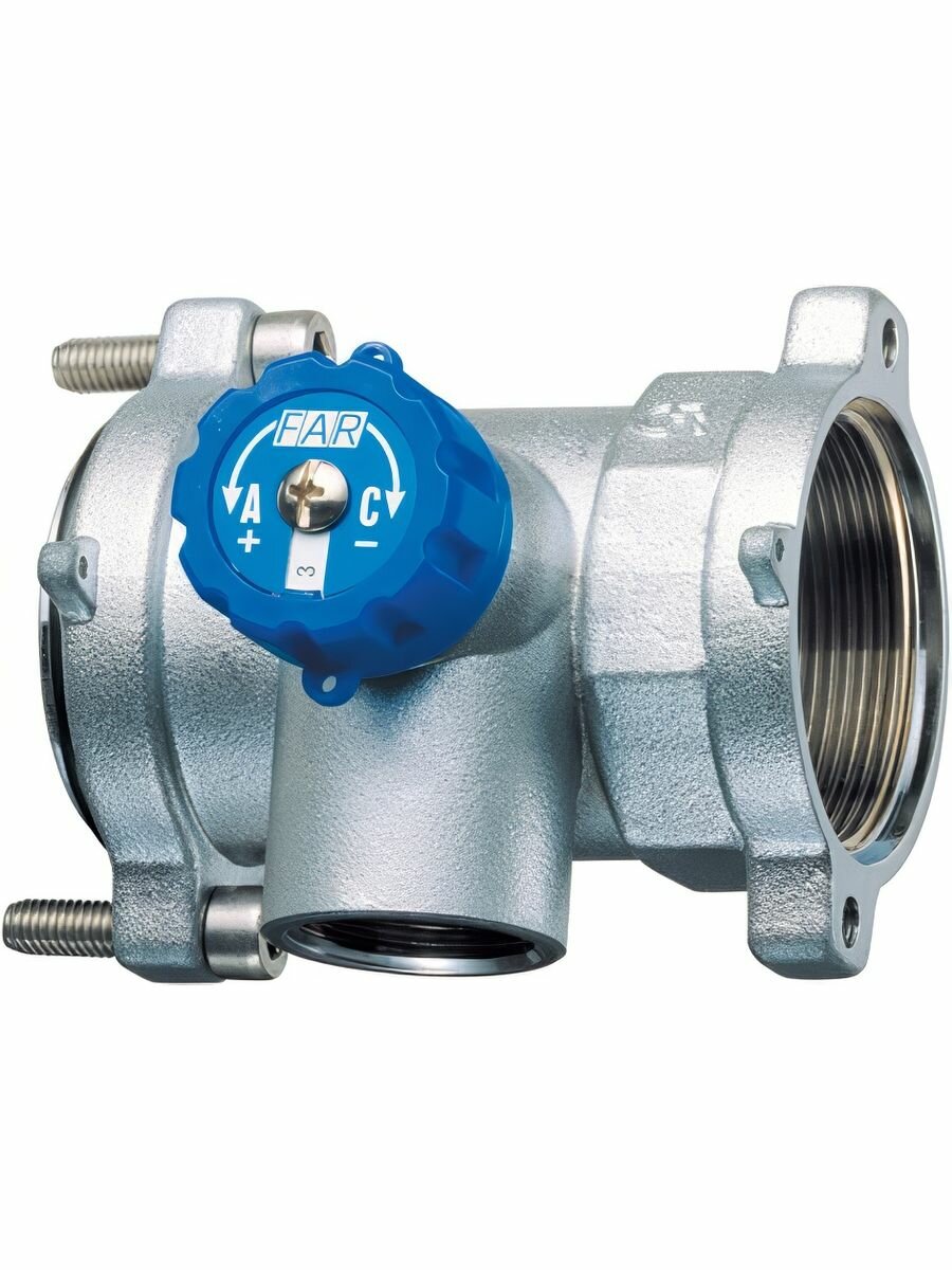 Коллектор модульный FAR START 1.1/4" ВН с отводом 1/2"В, фланец, 100мм, хром, FK 3874 11412 100