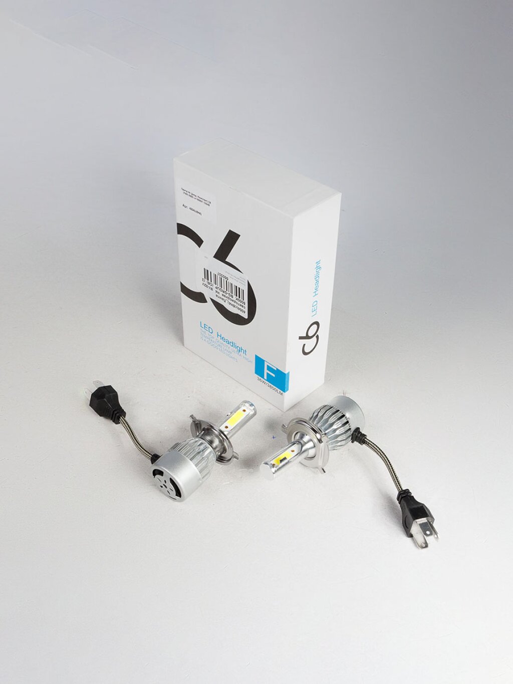 Лампа светодиодная BG-group H4, 4004(с6H4), 2 шт