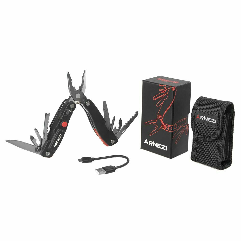 Мультитул тактический, универсальный туристический мультитул с плоскогубцами 13в1