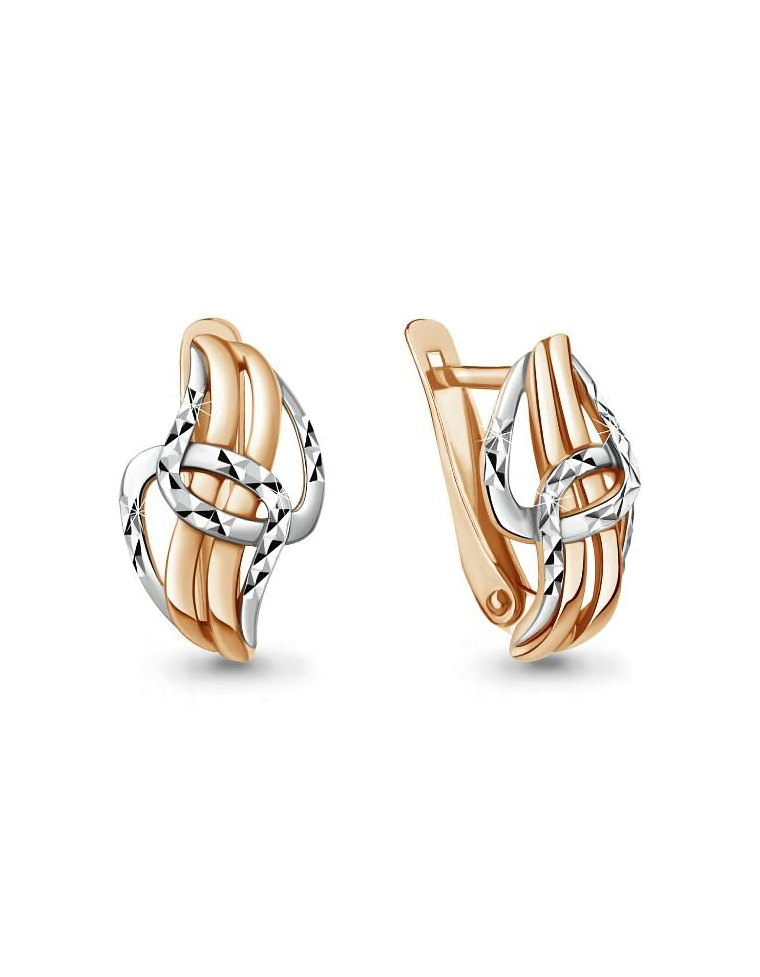 Серьги Amarin Jewelry, красное золото, 375 проба