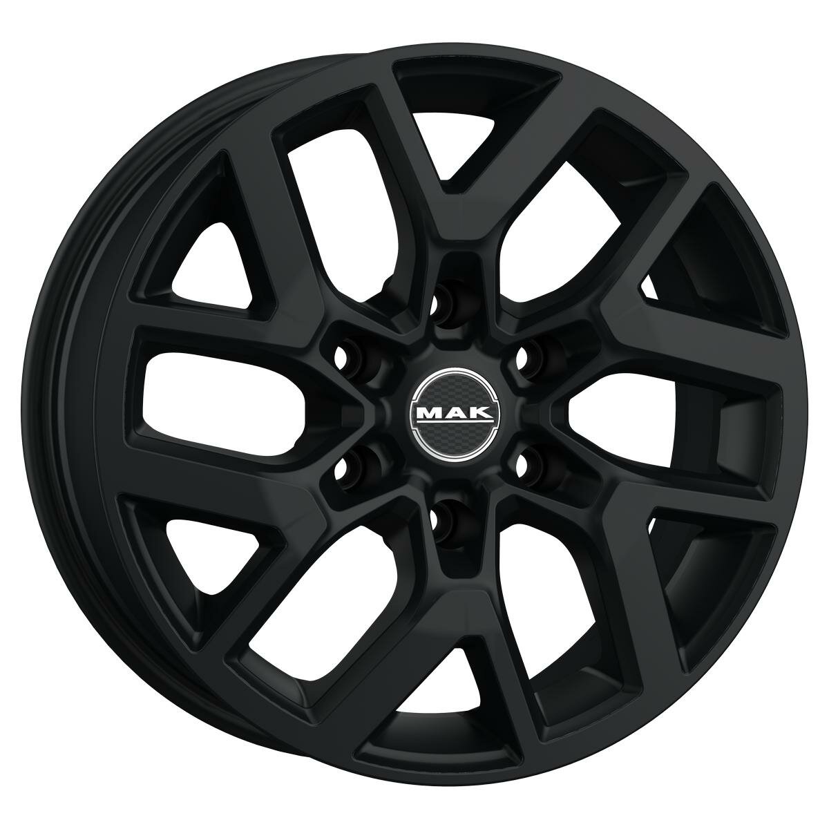 Диск автомобильный литой MAK Gravel 18x8 6x130 et53 dia84.1 Чёрный матовый