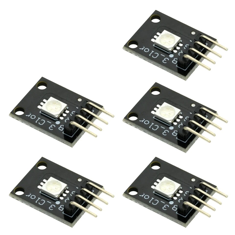 RGB светодиодный модуль KY-009, 5pcs