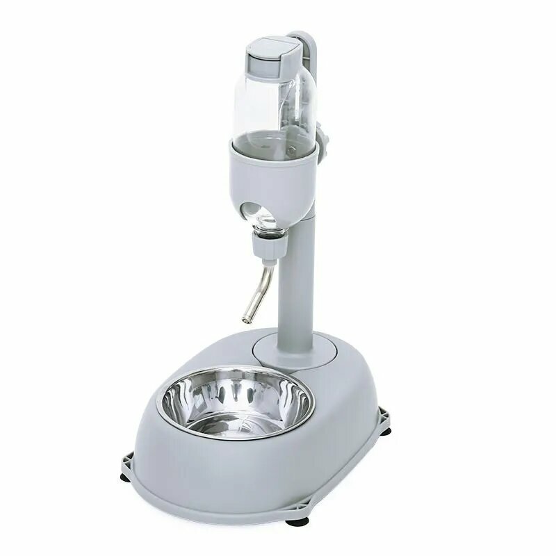 Сухая автопоилка с шариком для ши-тцу и йорков/Питьевая вода для домашних животных, миска для риса в одном wanghaiyan