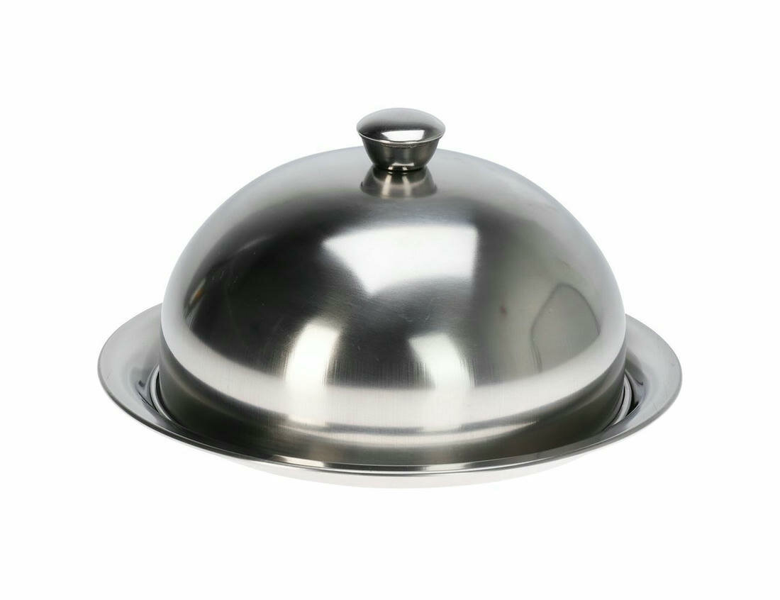 Сервировочное блюдо с крышкой, нержавеющая сталь, 31 см, Koopman International