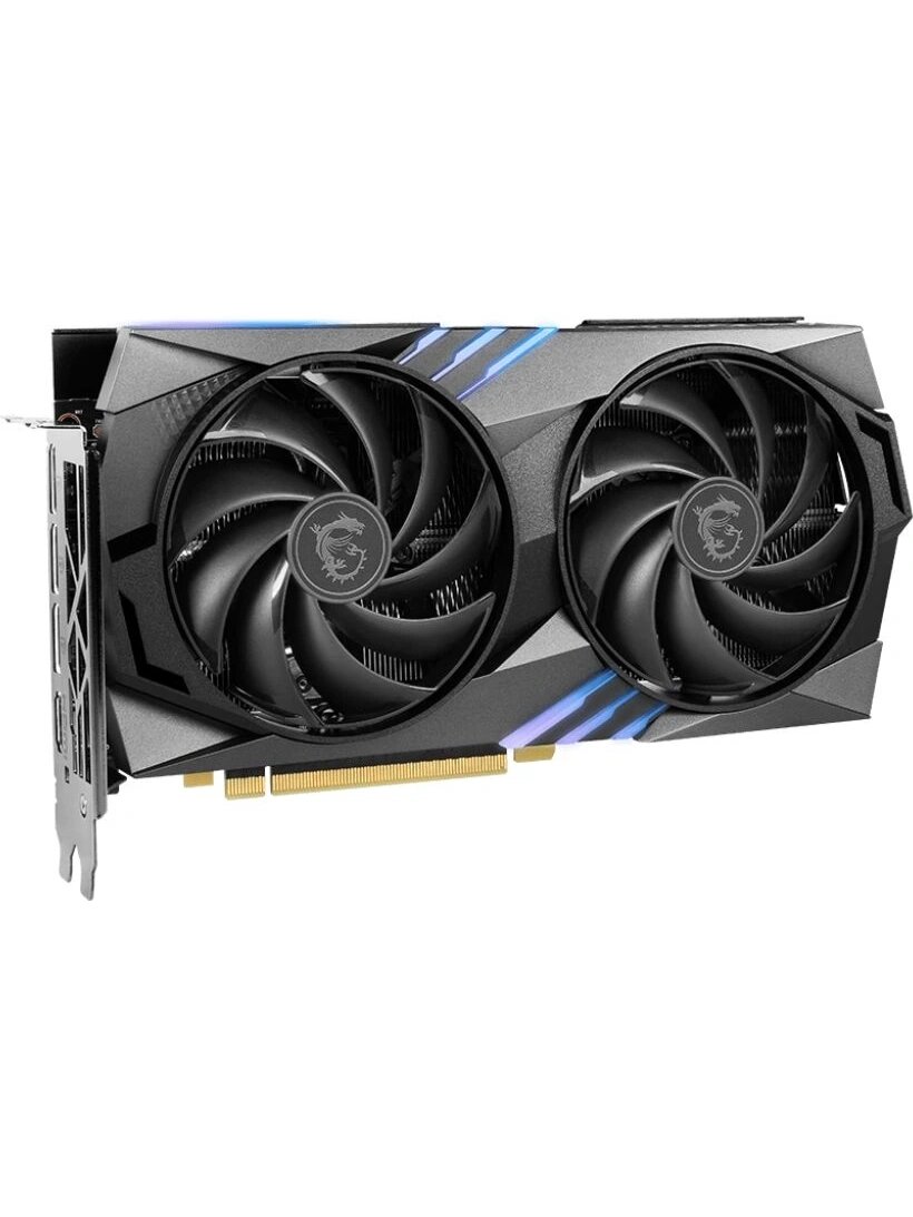 Видеокарта MSI RTX 4060 Ti, NVIDIA GeForce, 8ГБ GDDR6, активная система охлаждения