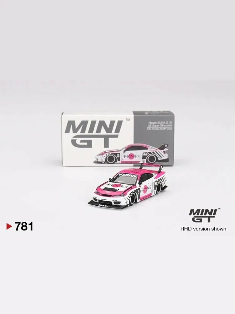 Машинка "Nissan LB-Super Silhouette", металл, неопрен, пластик